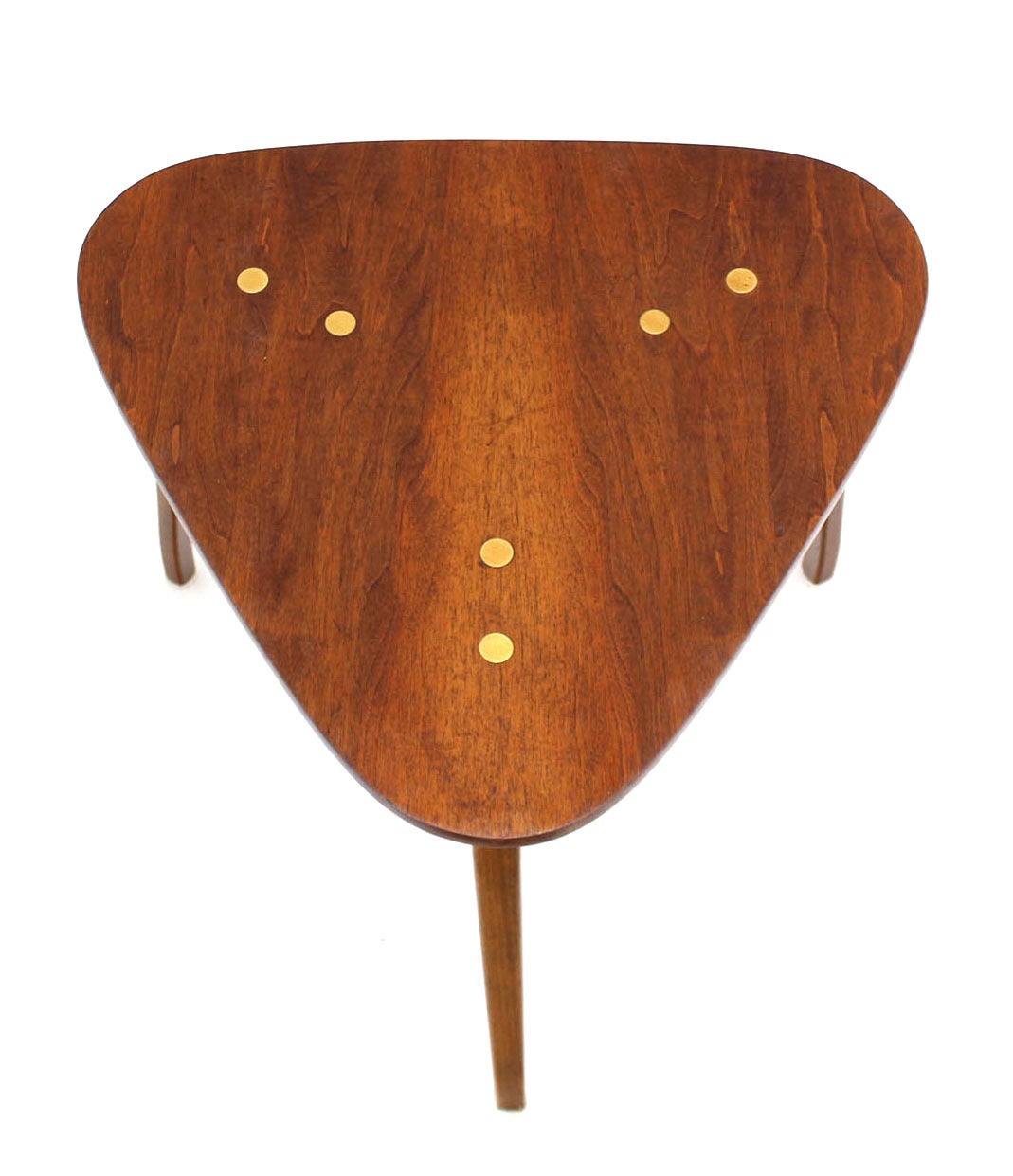 Triangle-Top and Bent Plywood-Leg Side Table by Dux at 1stDibs | bent ...