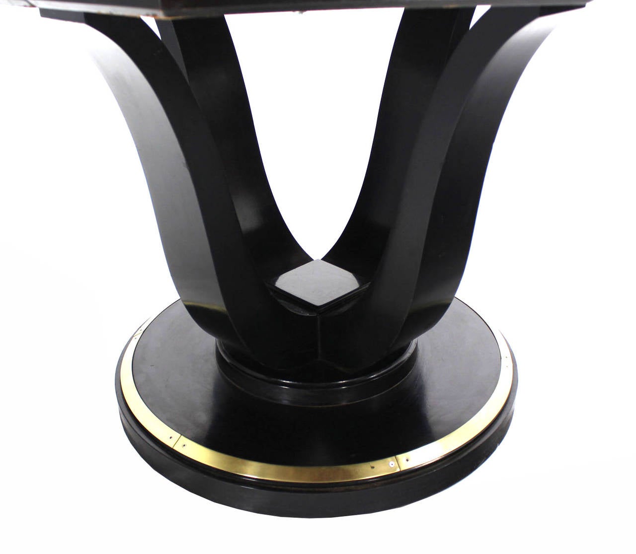 Henredon Single-Pedestal Round Dining Table at 1stDibs | henredon round ...