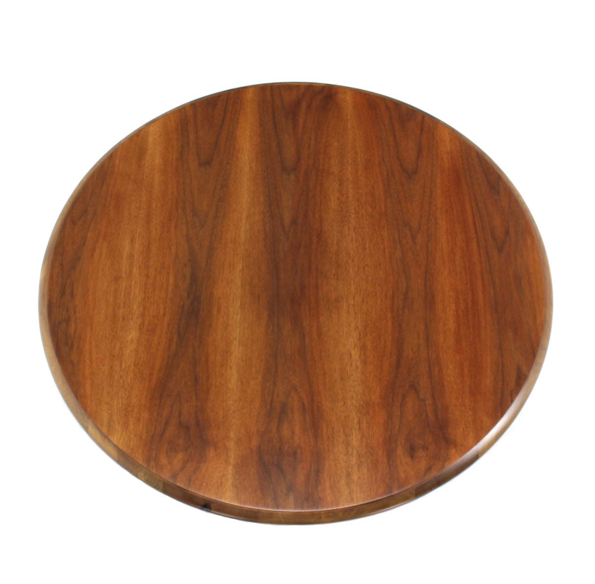 Walnut X-Base Round Coffee Table at 1stDibs | walnut round coffee table