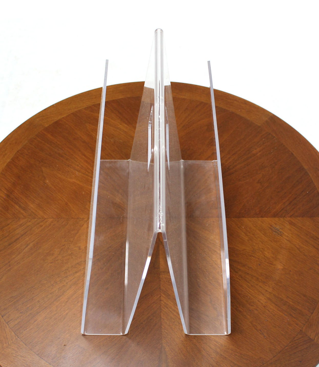Bent Lucite Mid-Century Modern Magazine Rack For Sale at 1stDibs ...