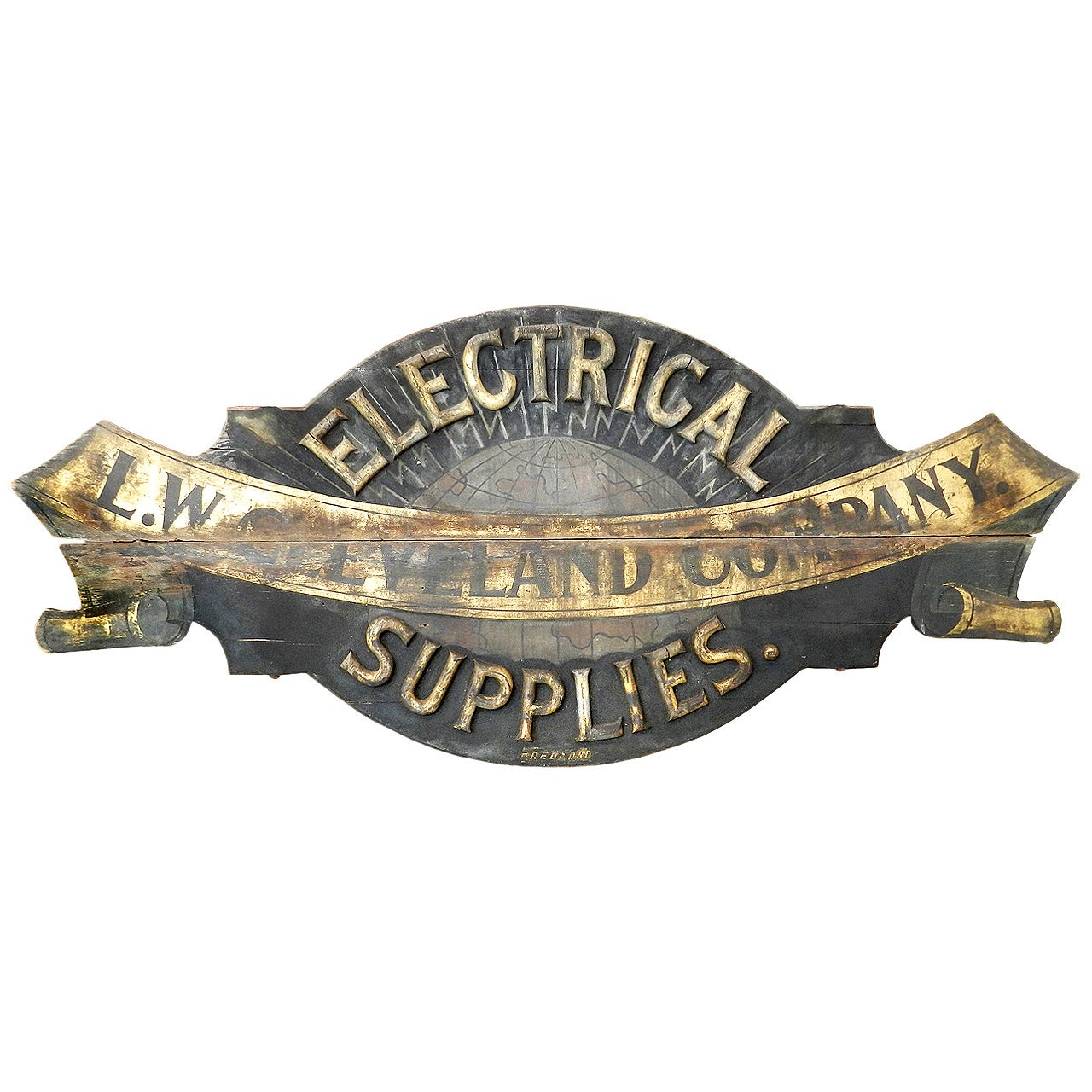 Huge 1800s Store Sign at 1stDibs