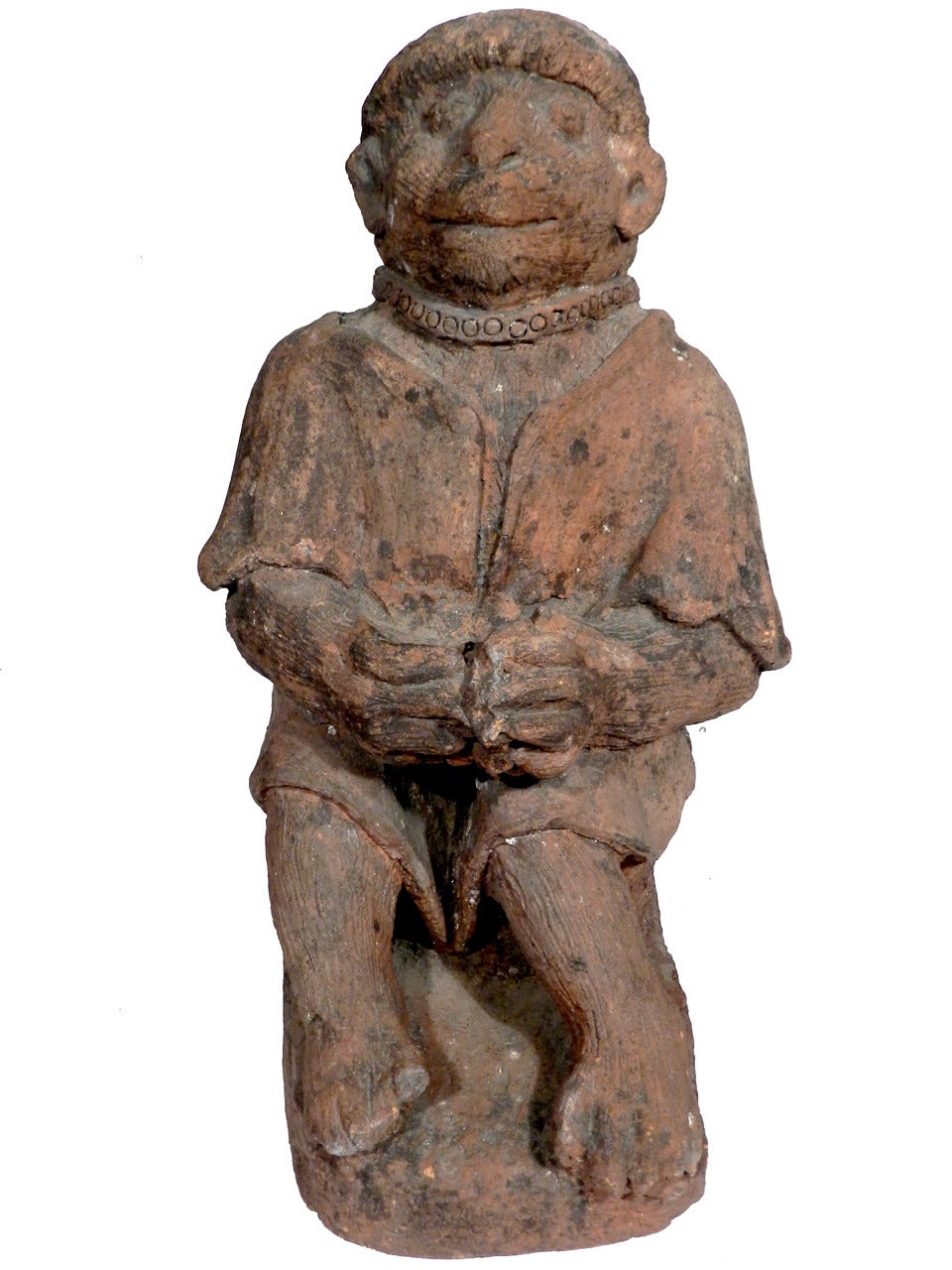 Charming 1700s Terra Cotta Beggers Monkey at 1stDibs