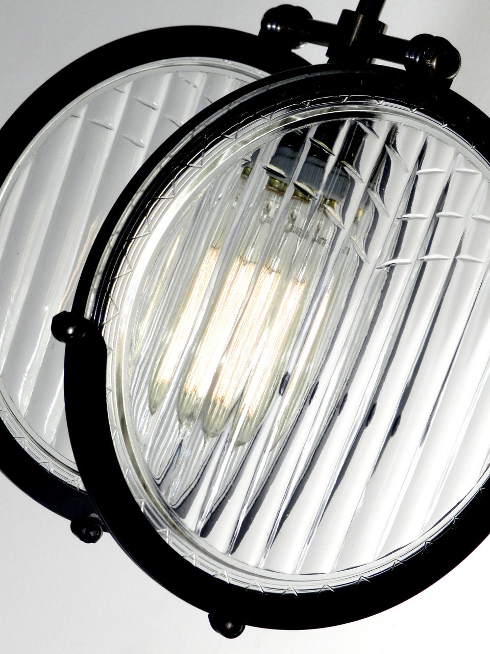 1915 Automobile Double Lens Headlight Pendant at 1stDibs