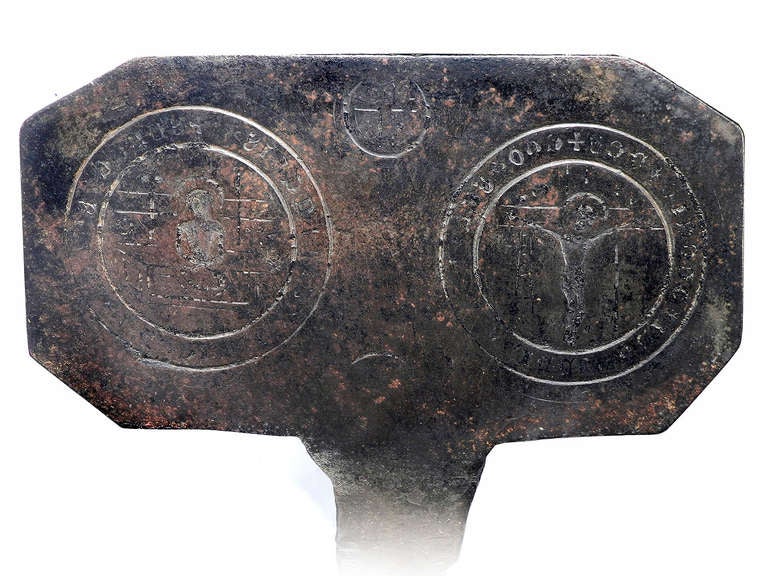 Very Early Hand-Wrought Religious Marker For Sale at 1stDibs | spanish ...