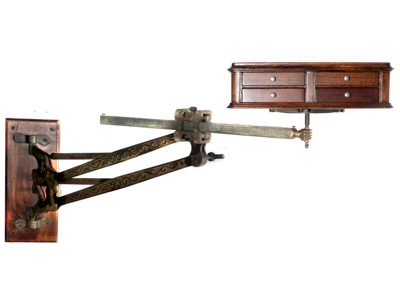 Decorative 1800s Articulated Dental Wall Table at 1stDibs