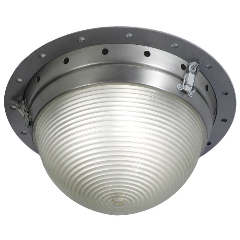 Large and Dramatic Ceiling Dome Lamp at 1stDibs