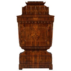 A Magnificent Secretaire Of Lyra Form In The Exotisme Taste For Sale at ...