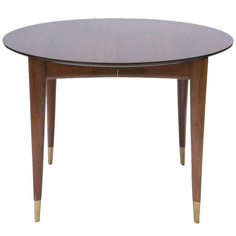 Gio Ponti Walnut Table at 1stDibs