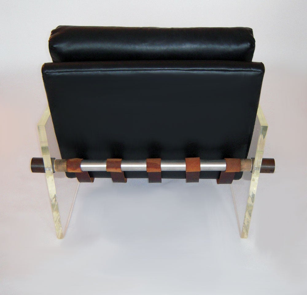 Floating Lucite Mid-Century Modern Lounge Chair at 1stDibs