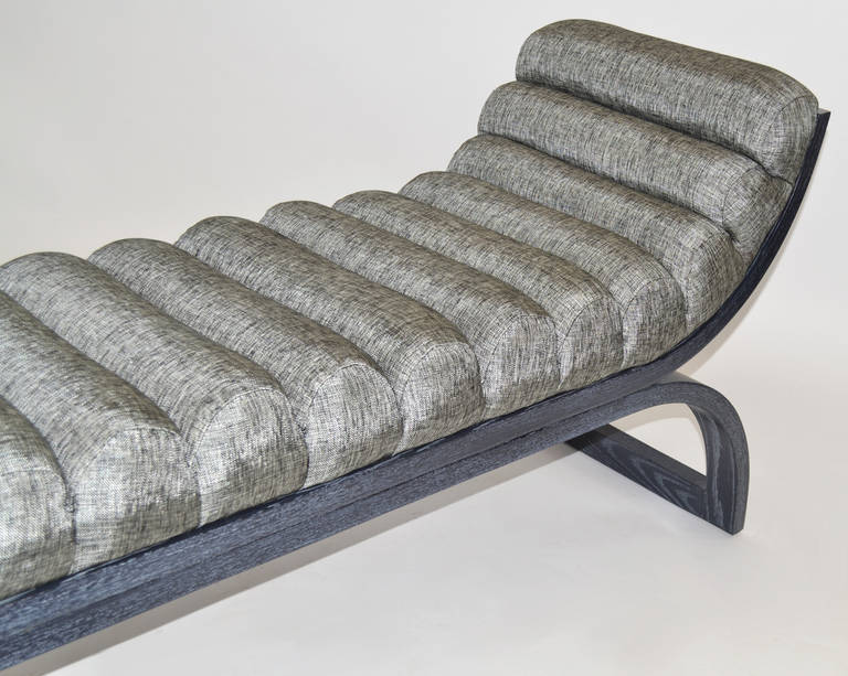 "Eclipse" Bench by Jay Spectre in Ebony Cerused Oak at 1stDibs