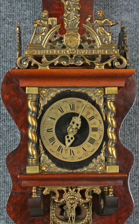 Vintage Dutch Zaandam Zaanse Atlas Pendulum Wall Clock For Sale at ...