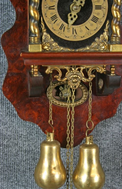 Vintage Dutch Zaandam Zaanse Atlas Pendulum Wall Clock For Sale at ...