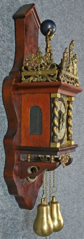 Vintage Dutch Zaandam Zaanse Atlas Pendulum Wall Clock For Sale at ...