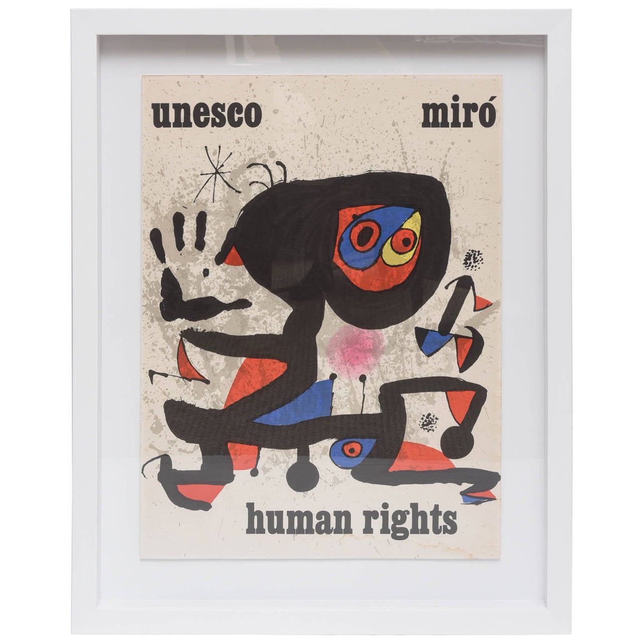 Exhibition Poster for Joan Miro at UNESCO at 1stDibs