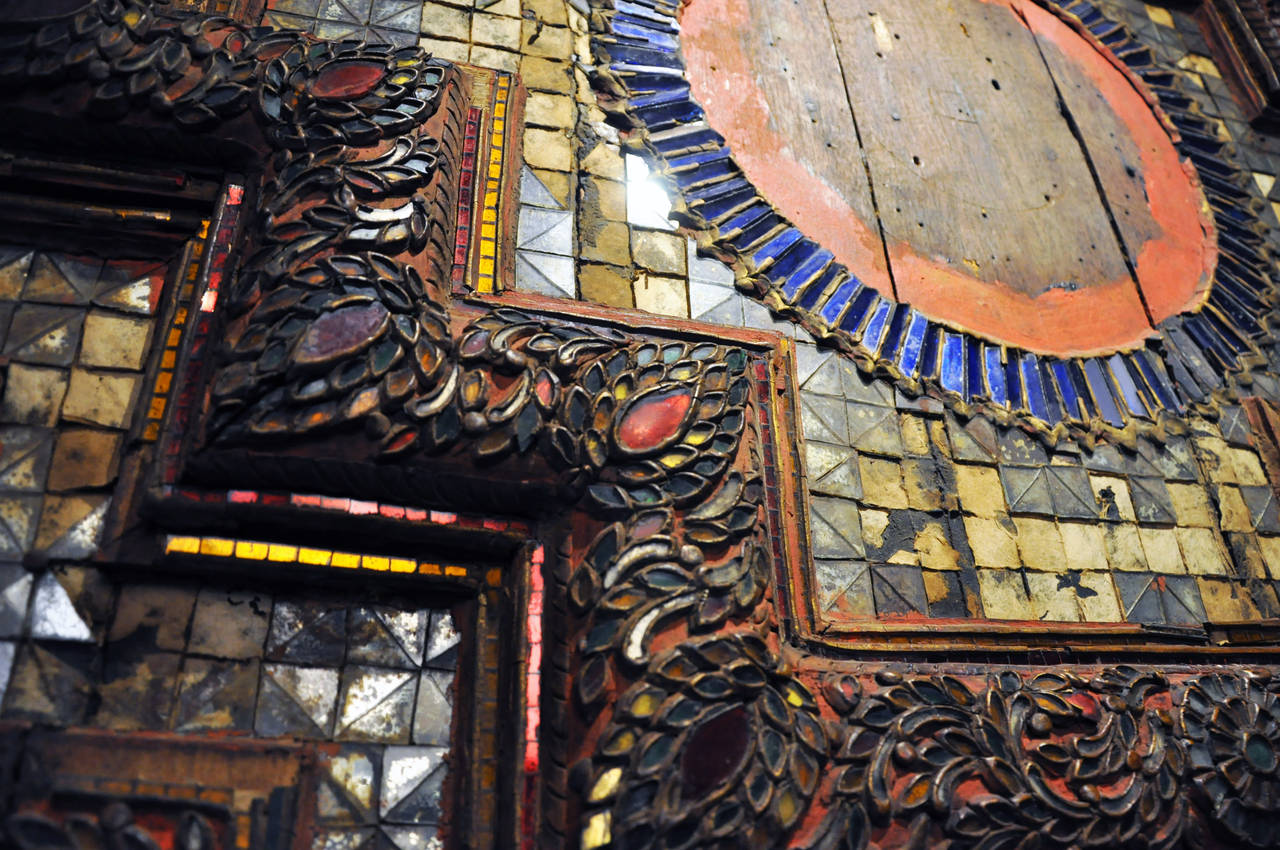 Burmese Mosaic Ceiling Panel at 1stDibs