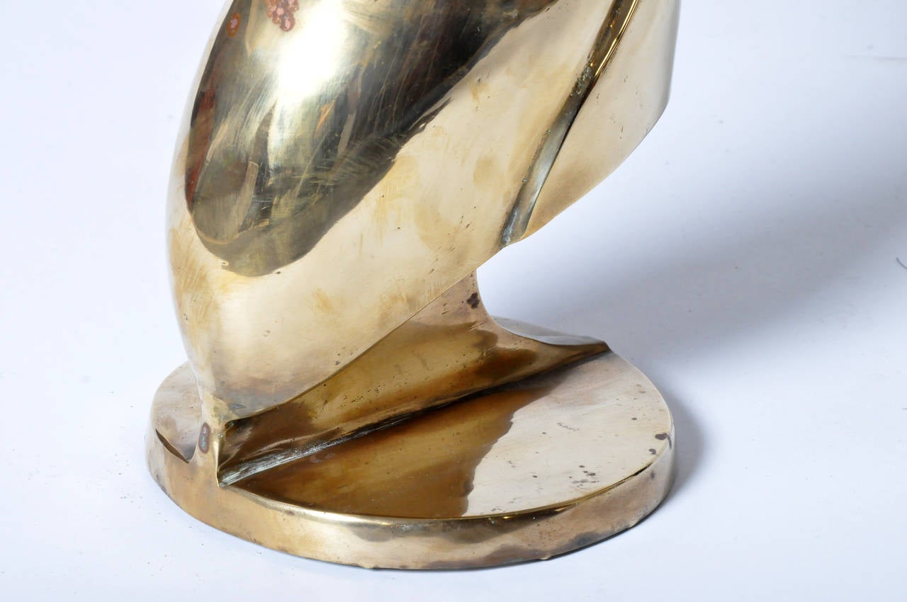 Vintage Brass Bust of a Gazelle at 1stDibs | brass gazelle