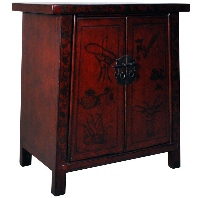 Chinese Painted Chest at 1stDibs