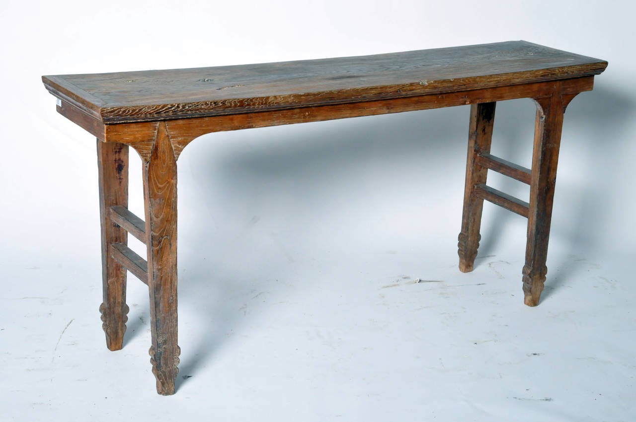 Chinese Narrow Rectangular Table at 1stDibs