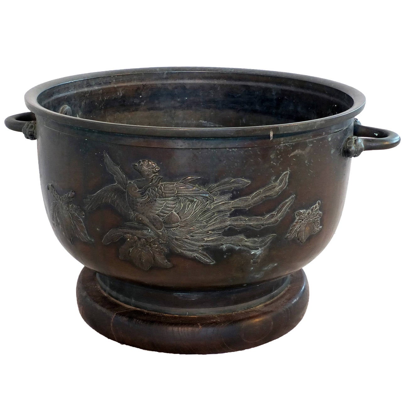 Japanese Bronze Hibachi For Sale at 1stdibs