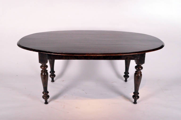 British Colonial Oval Dining Table at 1stDibs | british colonial dining ...