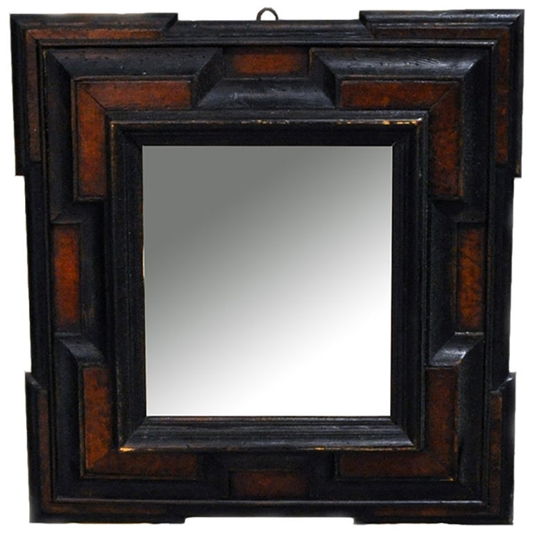 French Ebonized Wood Mirror at 1stDibs