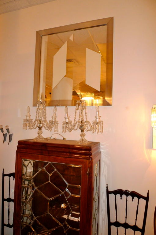 Large Op-Art Mirror by Greg Copeland at 1stDibs