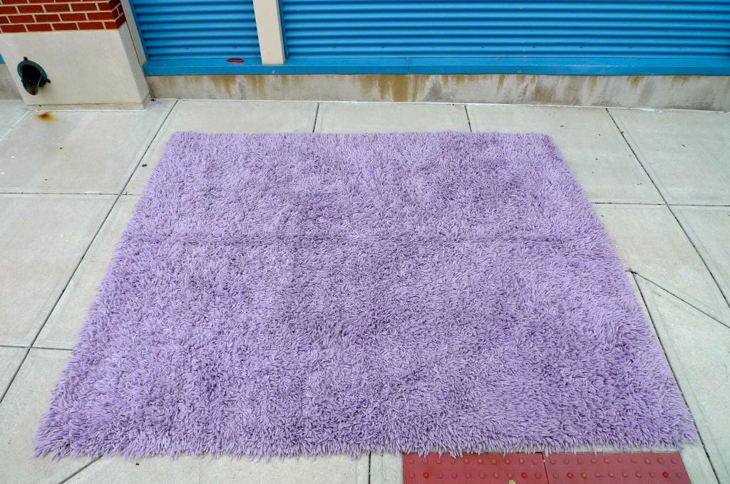 Purple Shag Rug 8' x 10' For Sale at 1stDibs | purple shag carpet ...