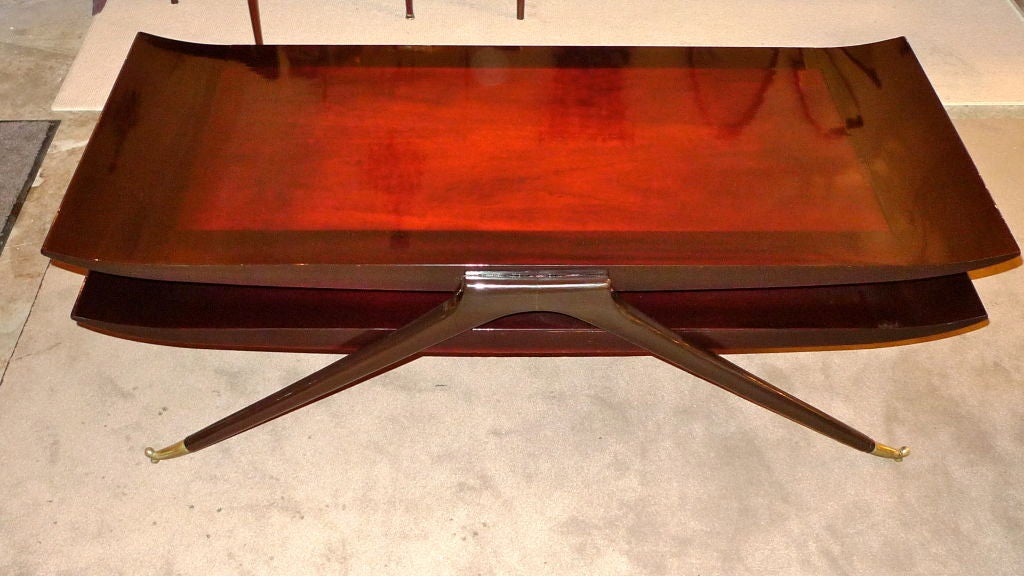 1950's Sculptural Italian Bi-Level Cocktail Table at 1stDibs