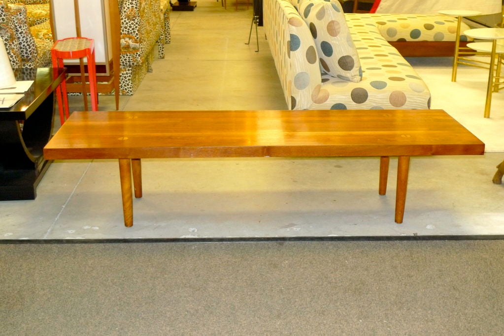 Claud Bunyard Walnut Butcherblock Table from Design Research at 1stDibs