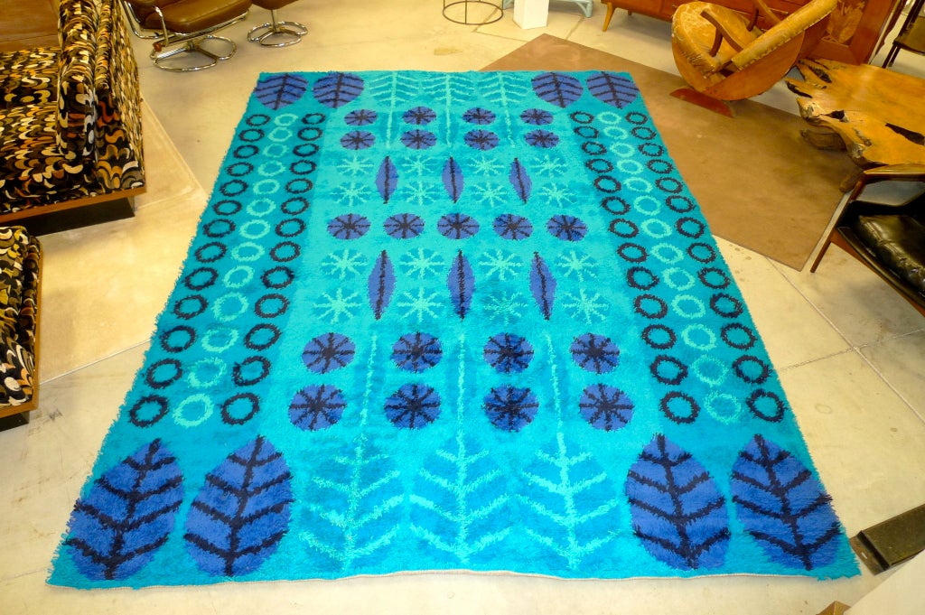 Dania Taepper Danish Wool Shag Rug - New Old Stock at 1stDibs | dania shag