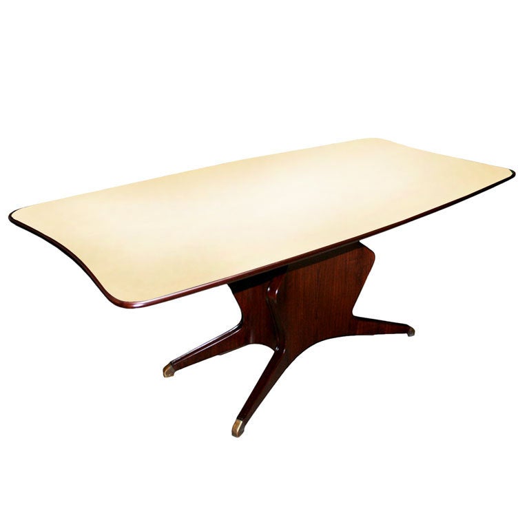 Fratelli Turri Dining Table with Marble Top For Sale at 1stDibs