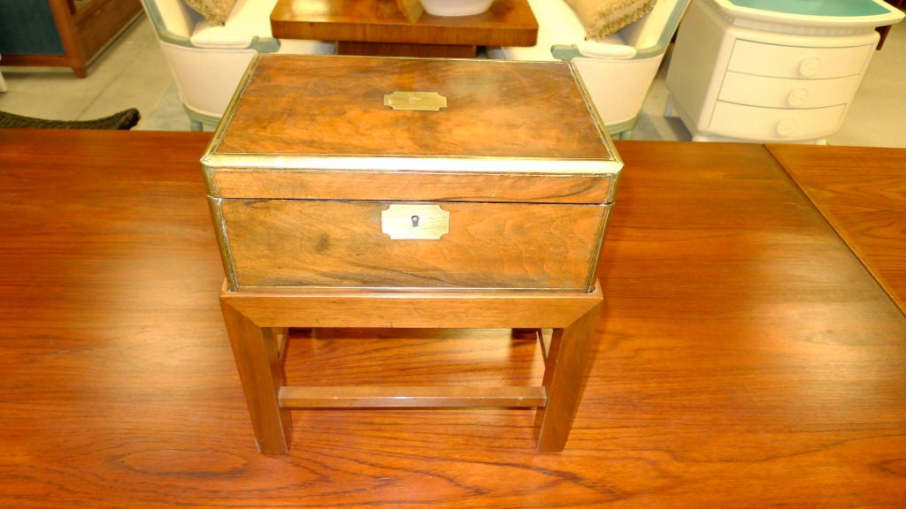 Victorian Writing Slope / Lap Desk on Stand For Sale at 1stDibs | lap ...