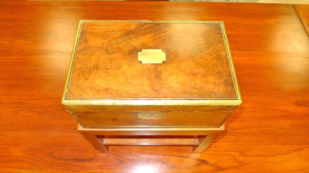 Victorian Writing Slope / Lap Desk on Stand For Sale at 1stDibs | lap ...