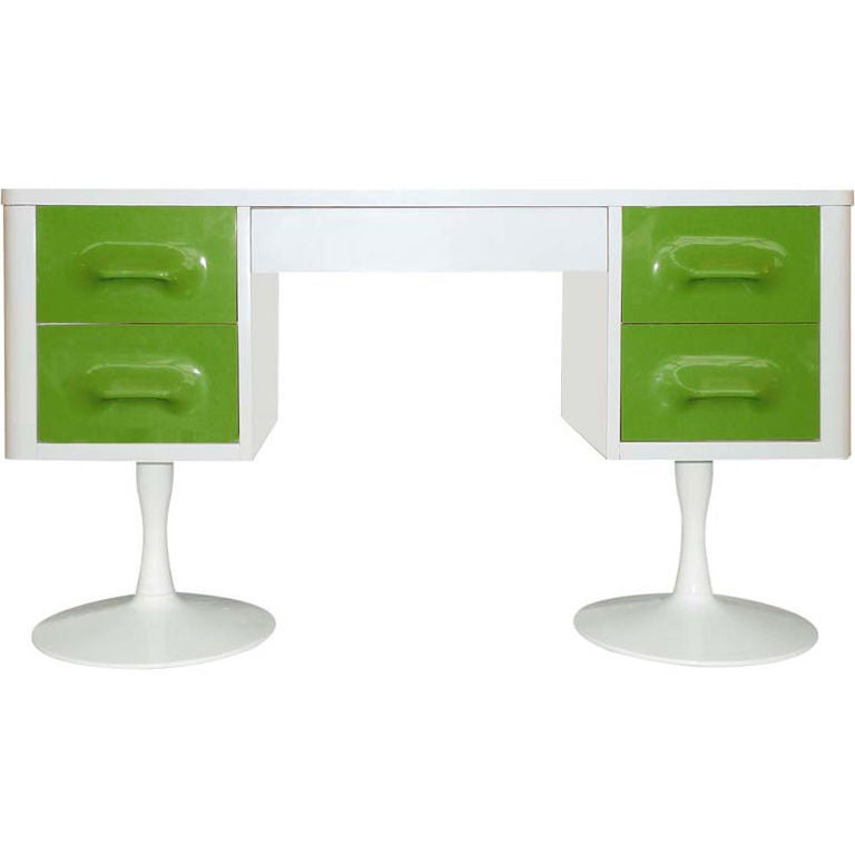 1970's Mod Pop Desk after Raymond Loewy at 1stDibs
