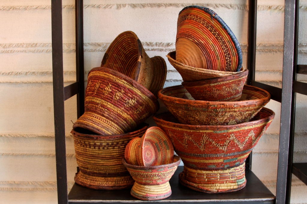 Yemen / Saudi Basket Collection of Twelve at 1stDibs | basket twelve
