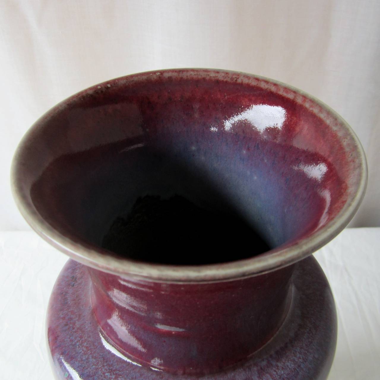 Ruskin Red Glazes Vase at 1stDibs