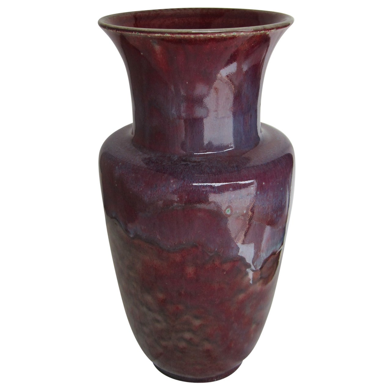 Ruskin Red Glazes Vase at 1stDibs