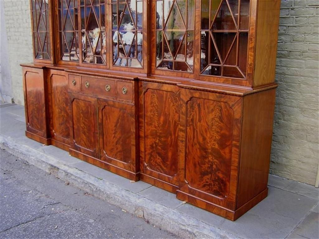 English Mahogany Breakfront at 1stDibs