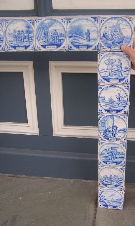 Delft Tile Fireplace Surround at 1stDibs | delft tiles for fireplace ...