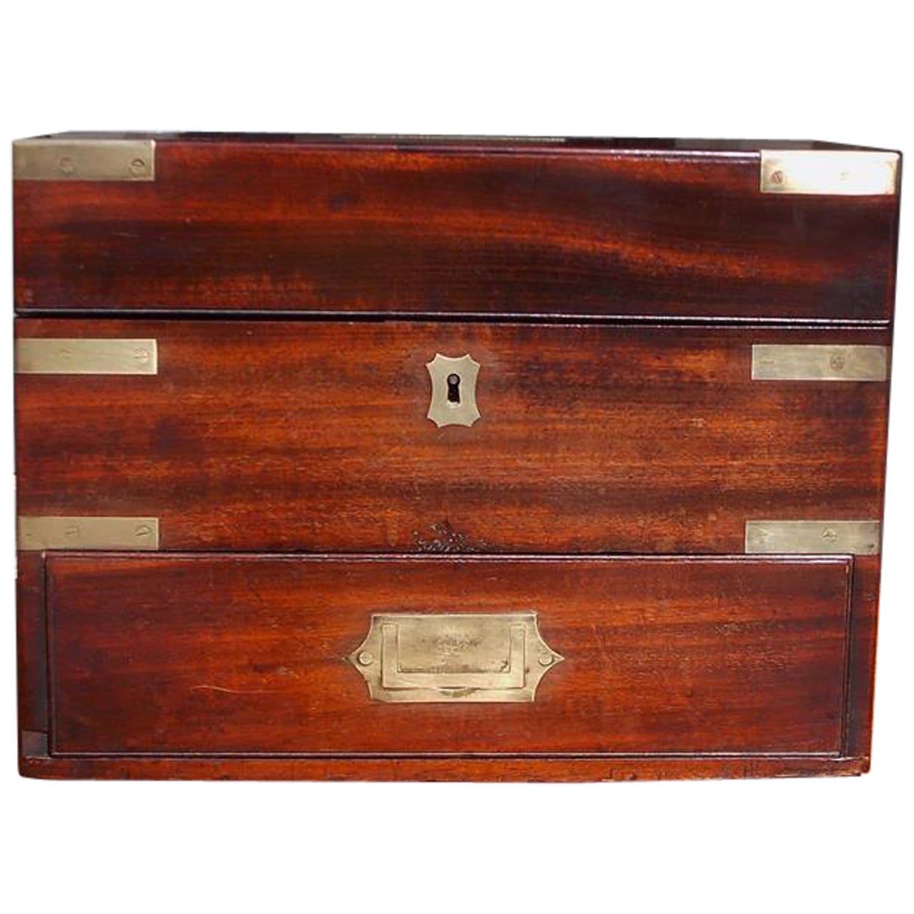 English Mahogany Military Campaign Medical Box. Circa 1820 at 1stDibs