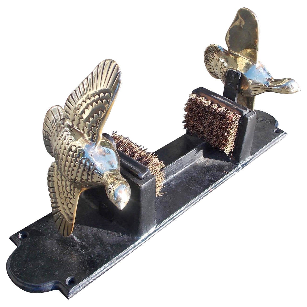 American Brass and Cast Iron Boot Scraper. Circa 1910 at 1stDibs