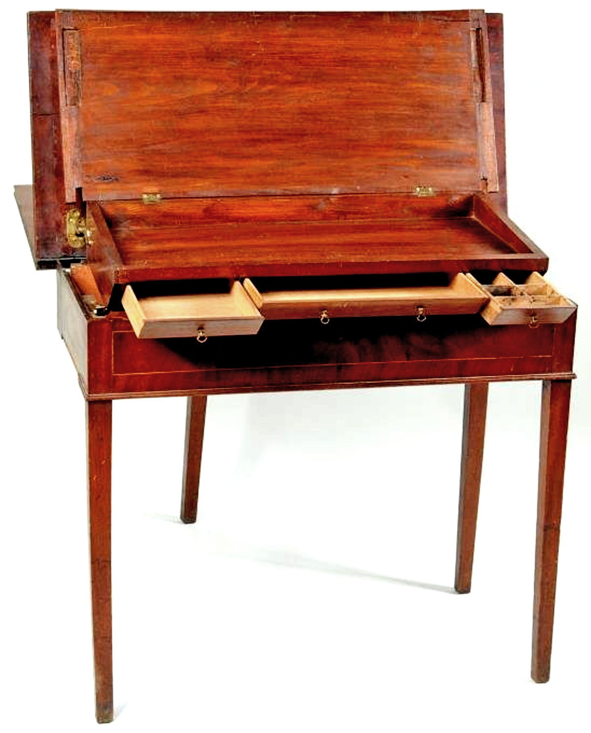 Rare Neoclassical Mahogany Metamorphic Architect's Desk, Early 19th ...