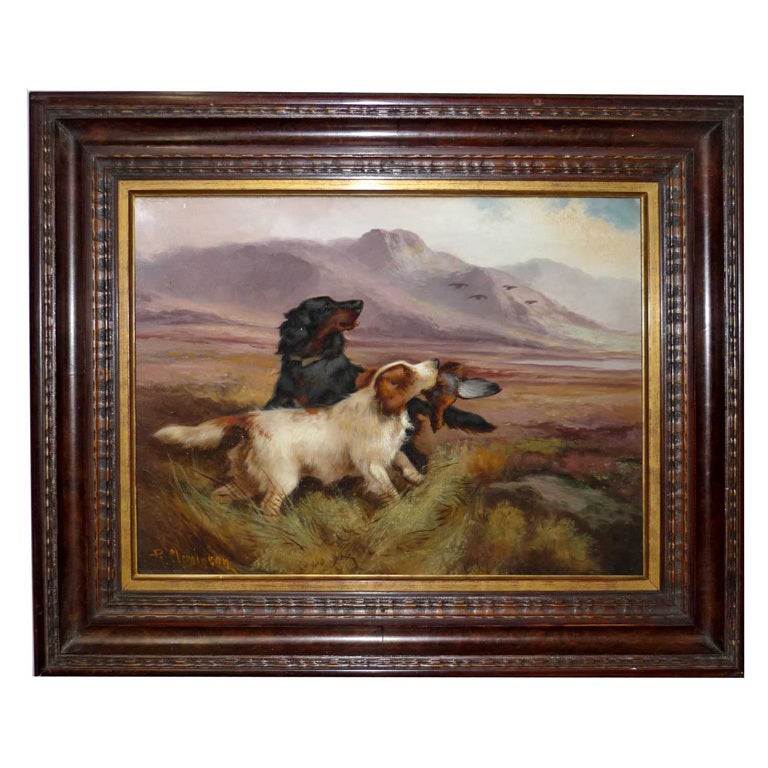 Robert R. Cleminson (English Act 1864-1903) Gordon Setter at 1stDibs