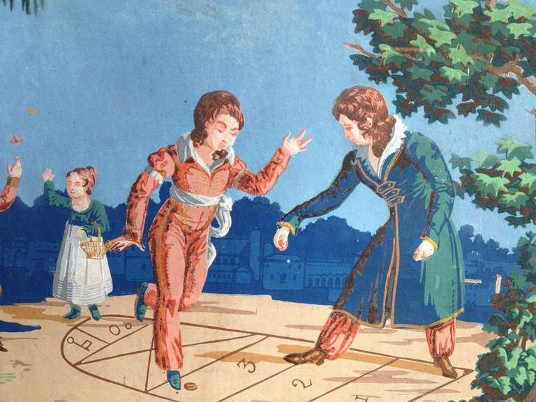 19th Century Jean Zuber et Cie Wallpaper Mural, Block Printed at 1stDibs