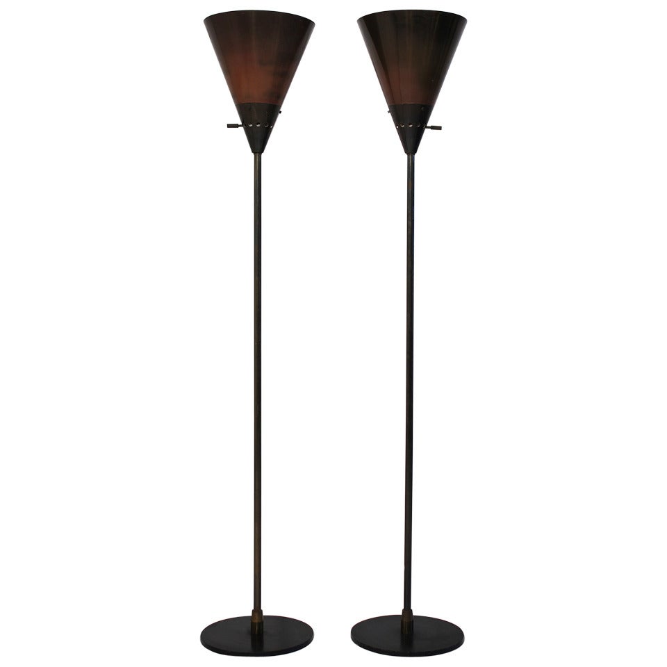 Harry Weese "Baldry" Floor Lamps at 1stDibs