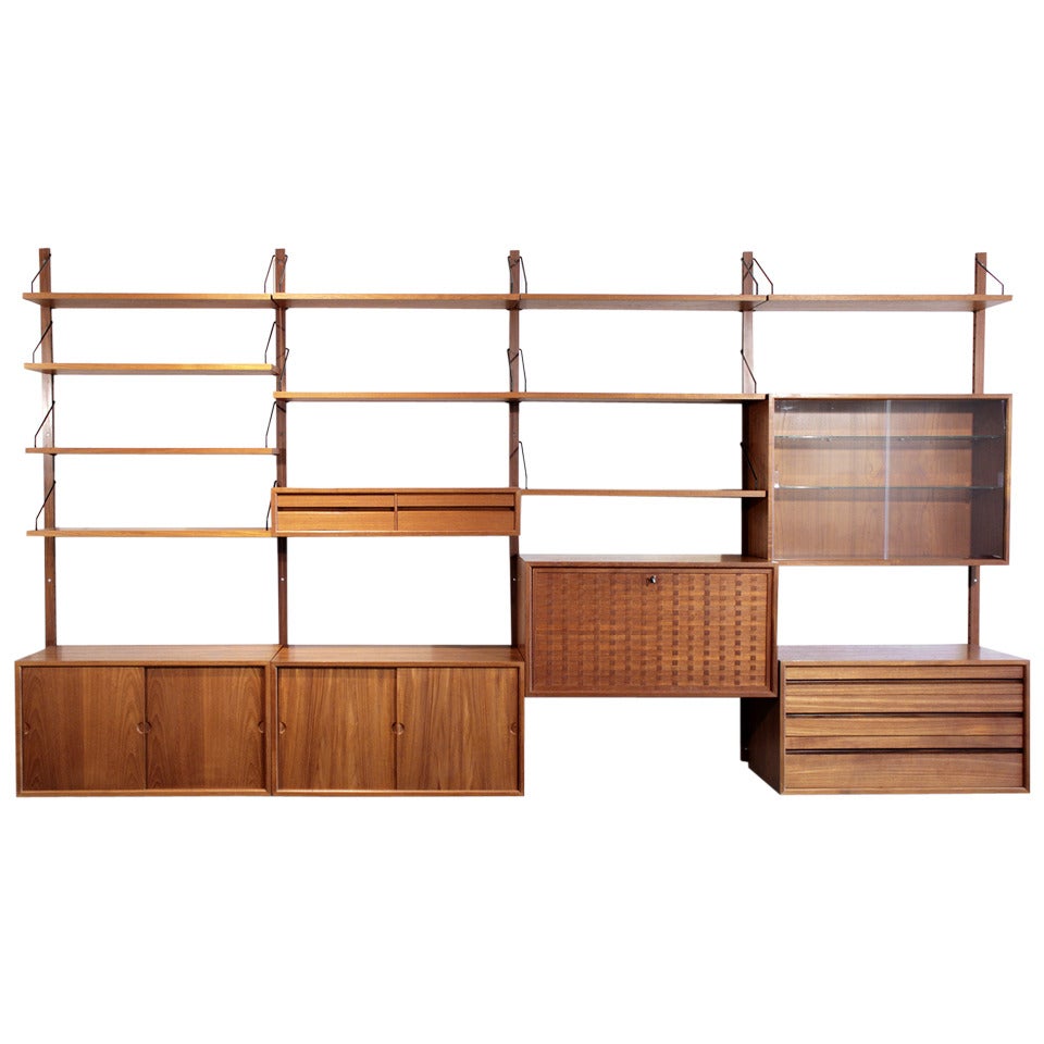 Poul Cadovius Denmark Cado Wall Unit at 1stDibs | poul cadovius cado ...