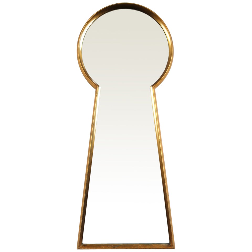 Keyhole Gilt Mirror at 1stDibs