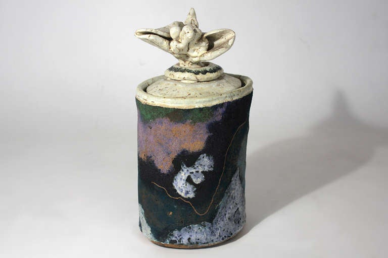 1960s Jerry Rothman Ceramic Covered Jar at 1stDibs | jerry rothman ceramics