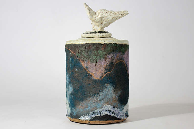1960s Jerry Rothman Ceramic Covered Jar at 1stDibs | jerry rothman ceramics