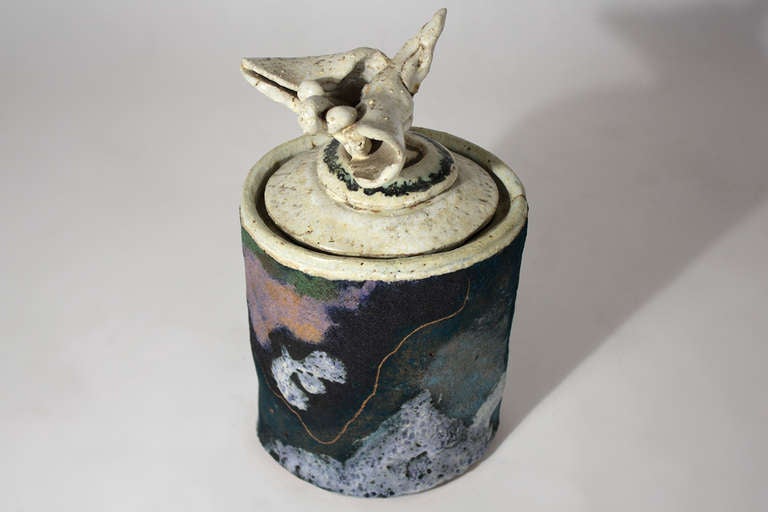 1960s Jerry Rothman Ceramic Covered Jar at 1stDibs | jerry rothman ceramics
